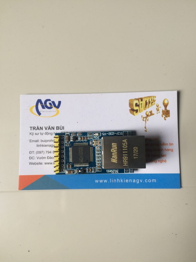 Module TCP-232-V5 UART ,STM32,AVR.. - Bán linh kiện điện tử AGV