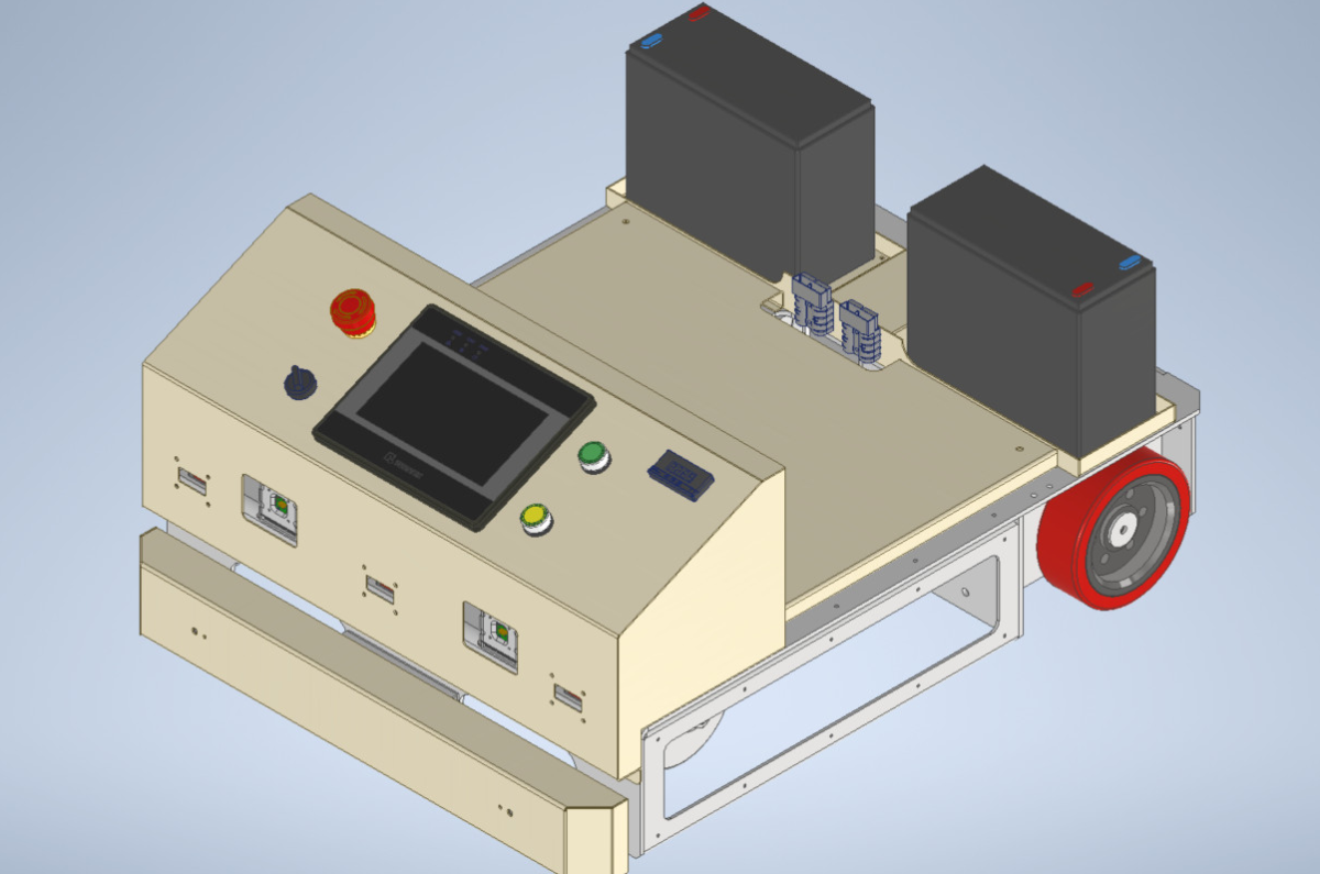 Khung Xe tự Hành Kéo Hàng AGV 500Kg - Bán linh kiện điện tử AGV